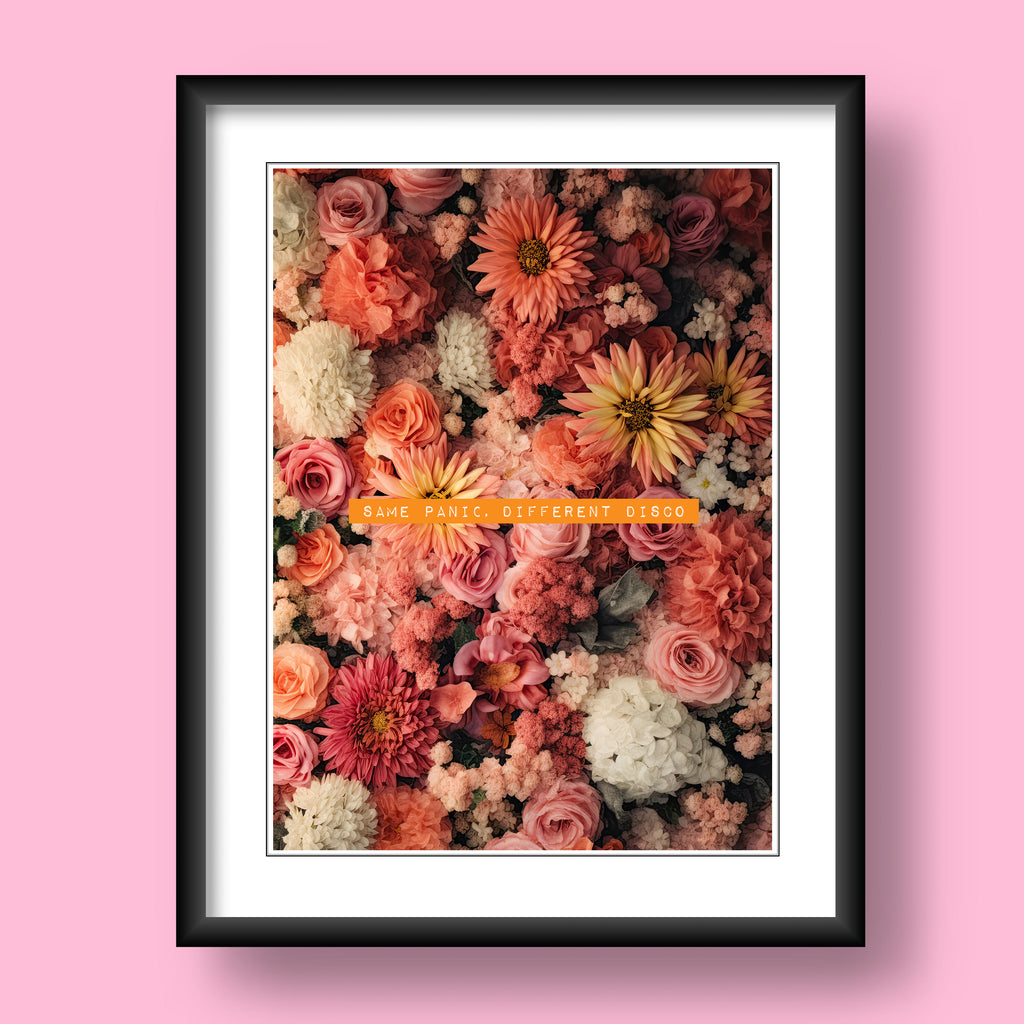 Wall Art Print - Same Panic, Different Disco — Stationery Geek