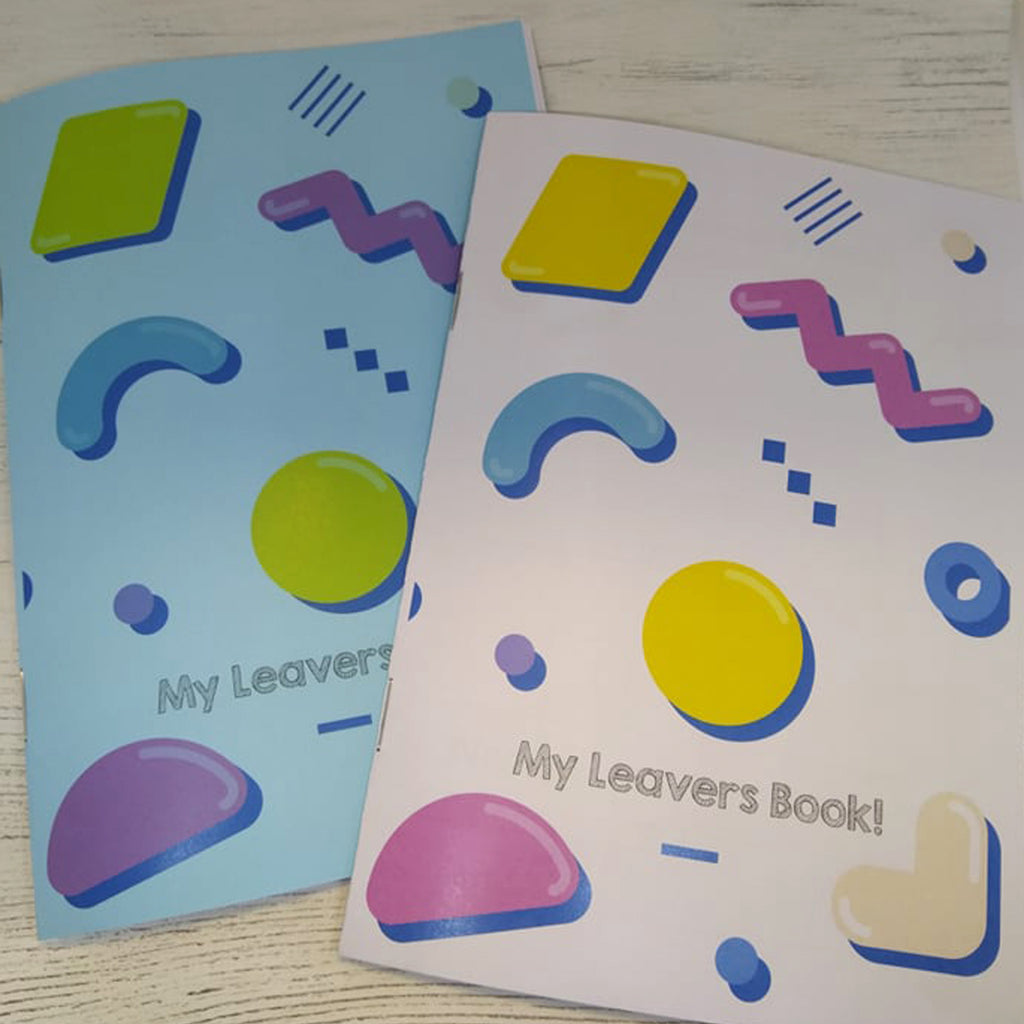 School Leavers Book - Blue — Stationery Geek